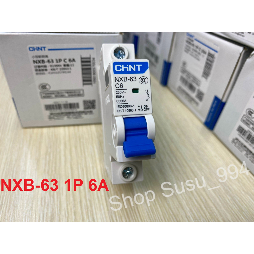 MCB tép Chint NXB-63 1P 6A Dòng Cắt 6kA (Hàng chính hãng) | Shopee Việt Nam