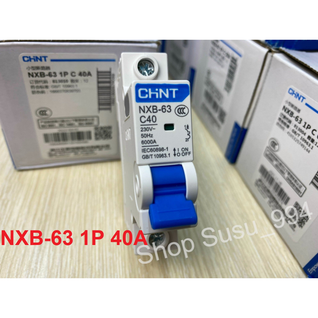 MCB tép Chint NXB-63 1P 40A Dòng Cắt 6kA (Hàng chính hãng) | Shopee Việt Nam
