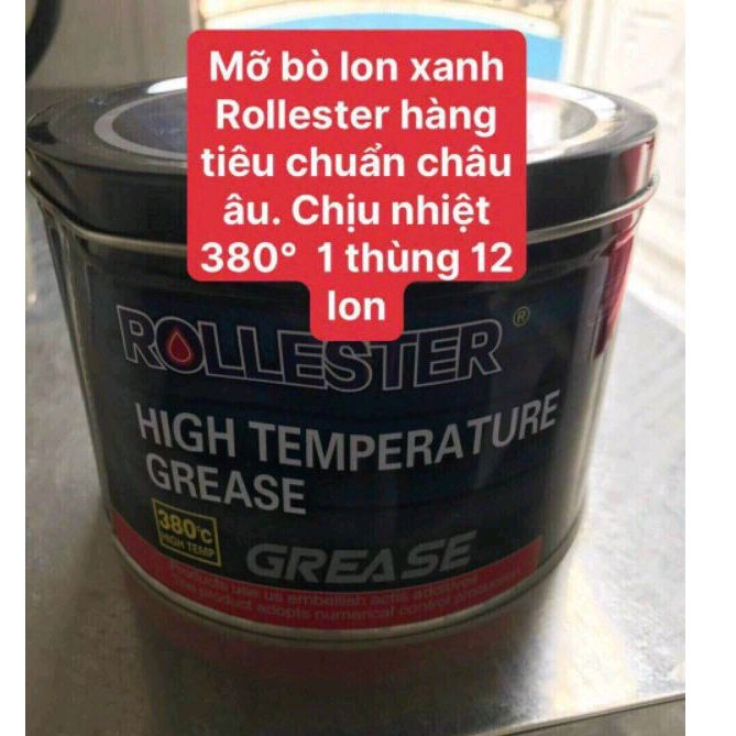 1 THÙNG MỠ BÔI TRƠN ĐA NĂNG CHỊU NHIỆT CAO ROLLESTER MP-3 380 ĐỘ C ...