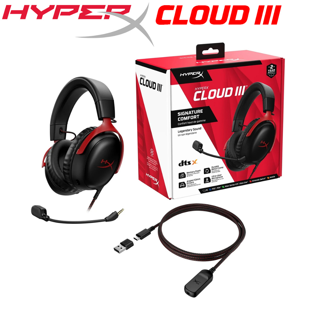 Tai nghe Gaming HyperX Cloud III - Tai nghe chơi game HyperX Cloud 3 ...
