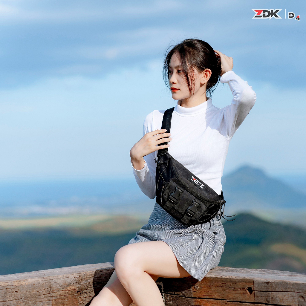 Túi Bao Tử ZDK D4 phong cách thể thao đeo hông, đeo chéo unisex, vải ...