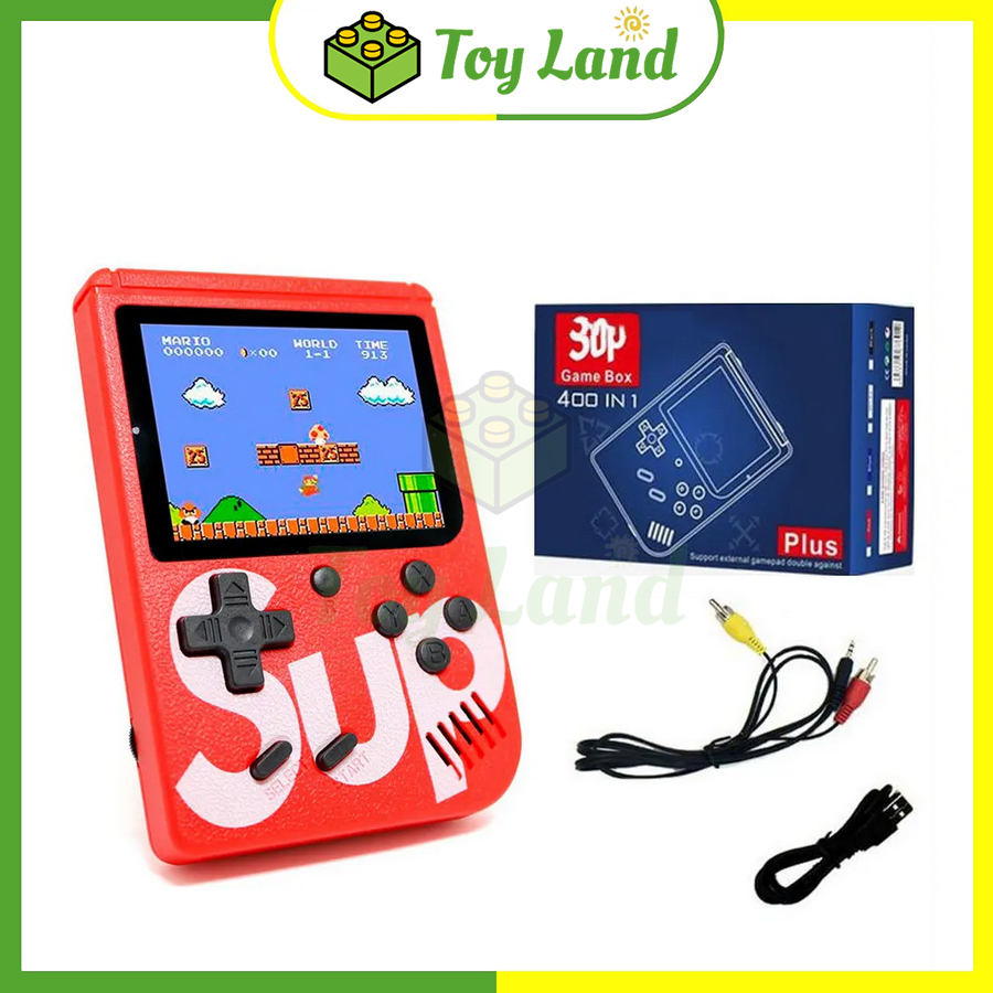 Máy Chơi Game 4 Nút Cầm Tay Box Sup 400 Game In 1 Plus Trở Về Tuổi Thơ ...