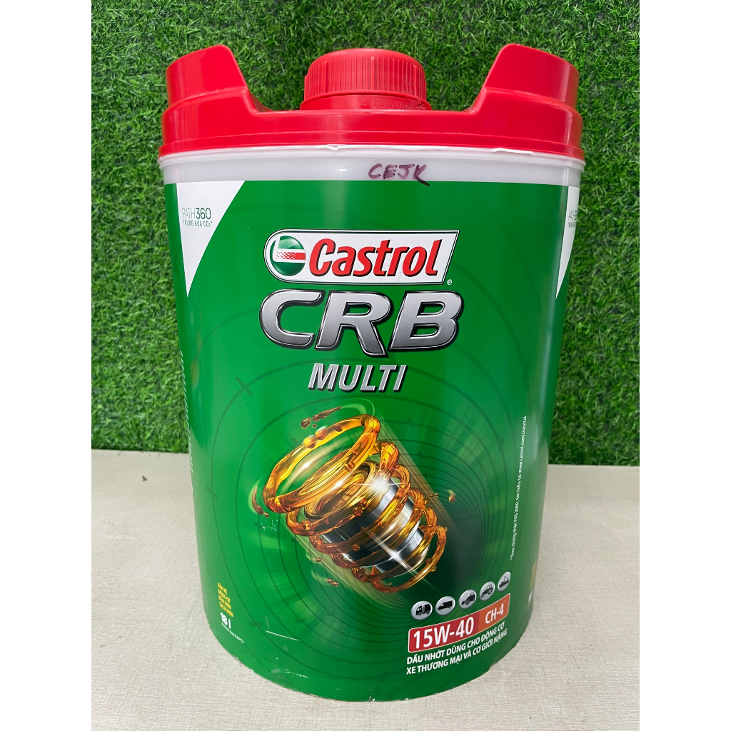 [ HÀNG CHÍNH HÃNG ] DẦU ĐỘNG CƠ CASTROL CRB MULTI 15W40 API CH4 -18 LÍT ...