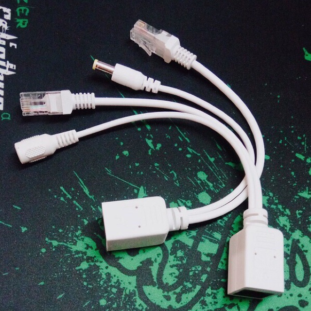 Bộ 2c Cáp truyền tín hiệu Jack Poe cho camera IP | Shopee Việt Nam