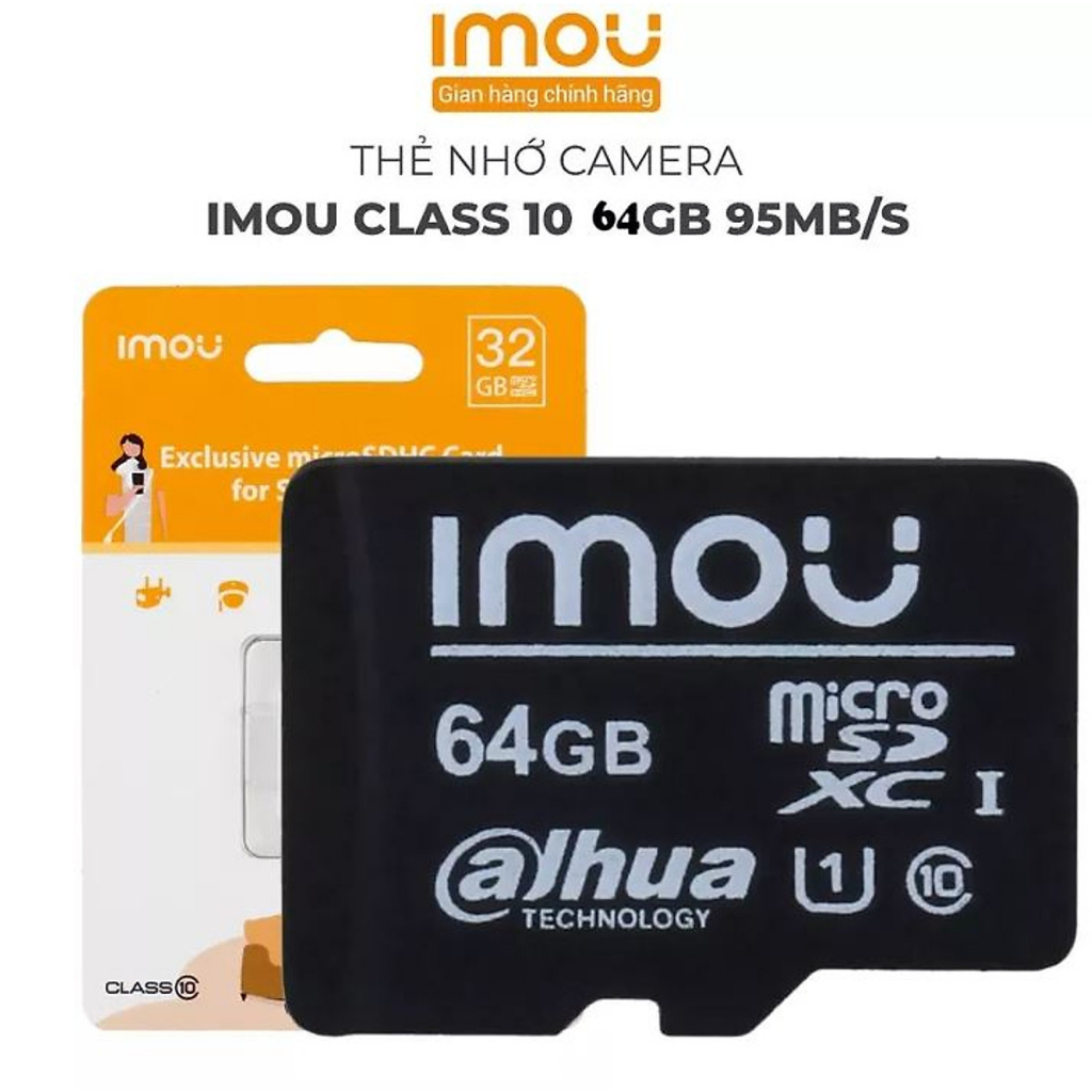 Thẻ nhớ Imou 64GB T1 V30 Class 10 - DSS phân phối | Shopee Việt Nam