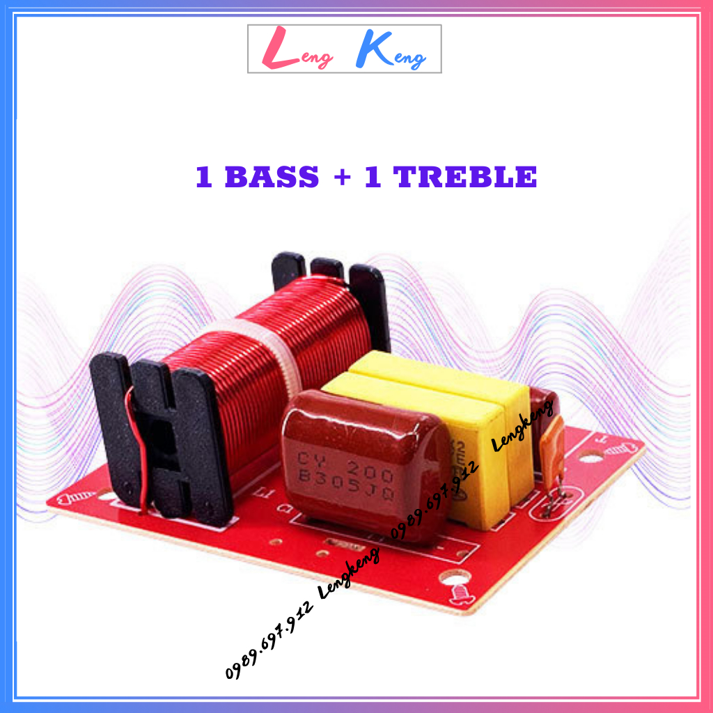 [Giá 1 mạch] Mạch phân tần loa 2 đường tiếng D234 dùng cho 1 Bass 1 Treble | Phân tần 2way ...