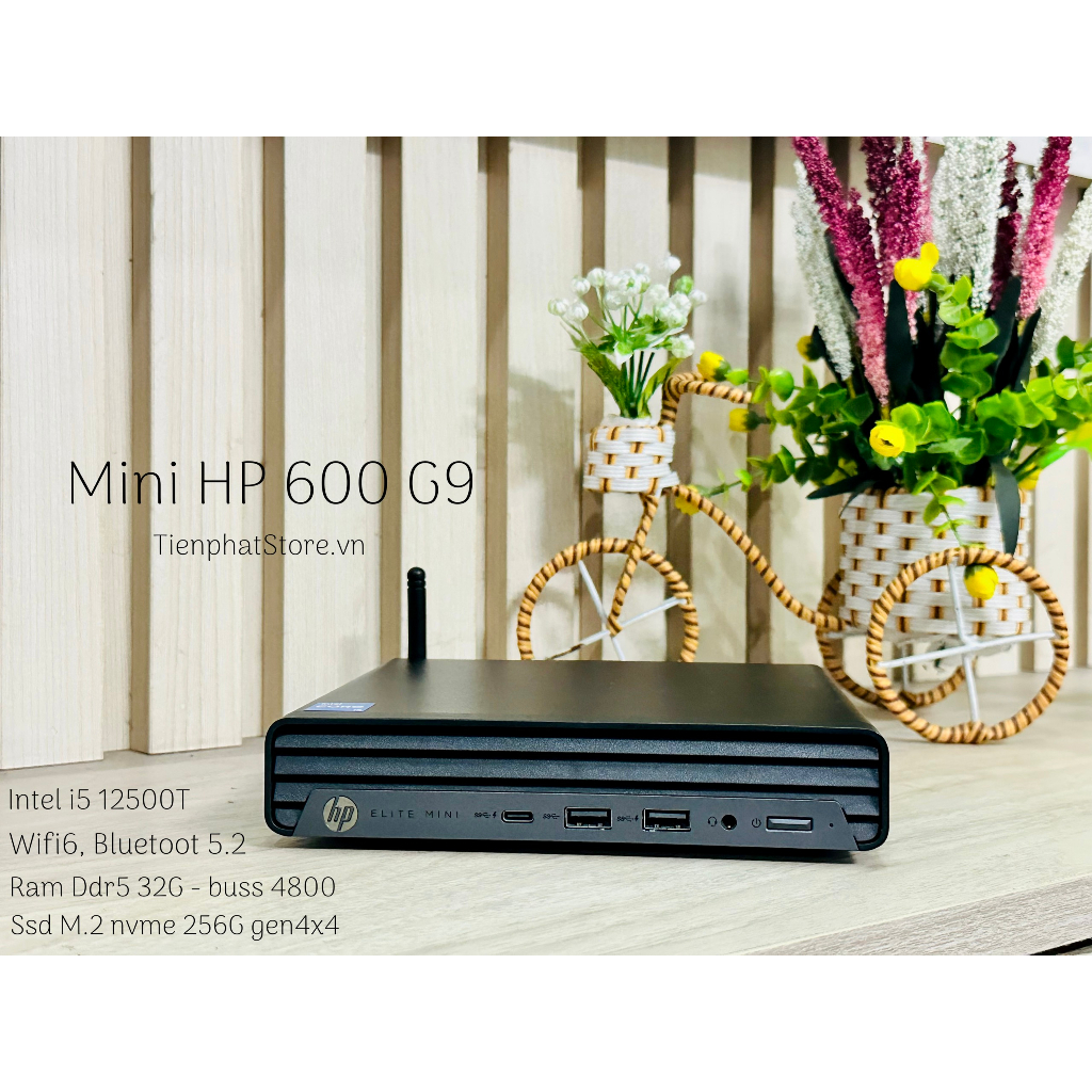 Mini HP 600 G9 intel i5 12500T ram Ddr5 16G Window 11 Lisence | Shopee ...