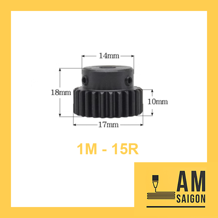 BÁNH RĂNG KIM LOẠI - BÁNH RĂNG THÉP 1M - [MODULE 1] 10 Răng đến 40 Răng ...