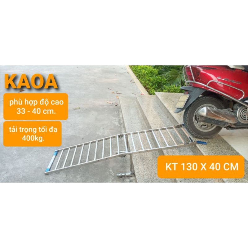 THANG ĐI XE MÁY INOX THÔNG MINH CÓ CHÂN CHỐNG TĂNG CHỈNH . KT 130 X 40 CM | Shopee Việt Nam