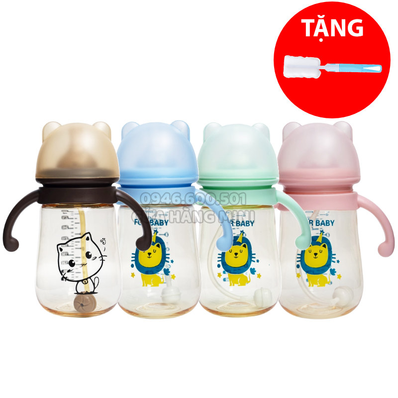 Bình Sữa PPSU Chống Sặc Có Tay Cầm 240ml - Đồ Dùng Cho Bé | Chỗ Nào Rẻ