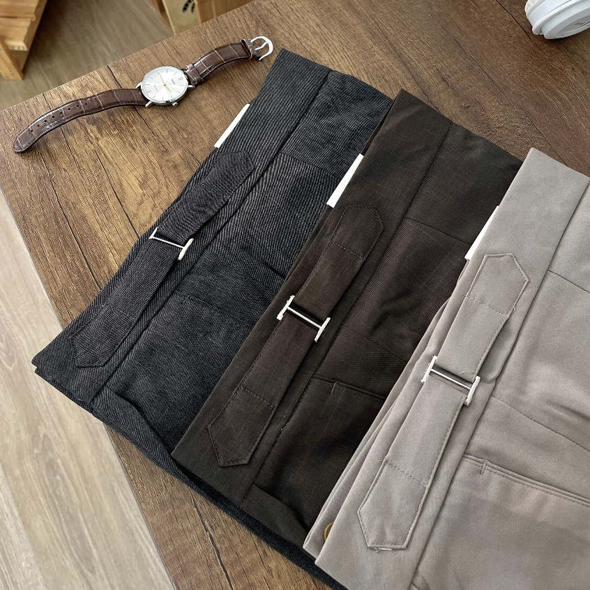 (SAMPLE SALE) QUẦN COTTON TROUSER MEN SIDE TAB CHẤT LƯỢNG CAO MỀM MẠI ...