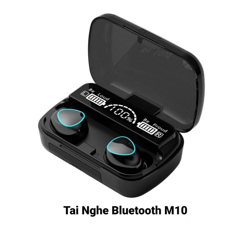 Tai nghe bluetooth M10 Pro thế hệ mới, bluetooth 6.0, chống nước IPX7 ...