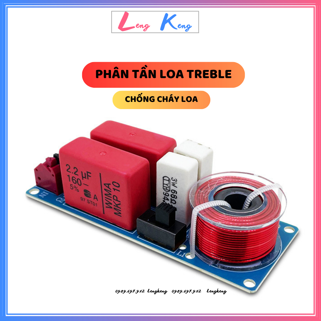 [Giá 1 mạch] Mạch phân tần loa treble WEAH T-13 | Phân tần chống cháy loa treble | Mạch cắt loa ...