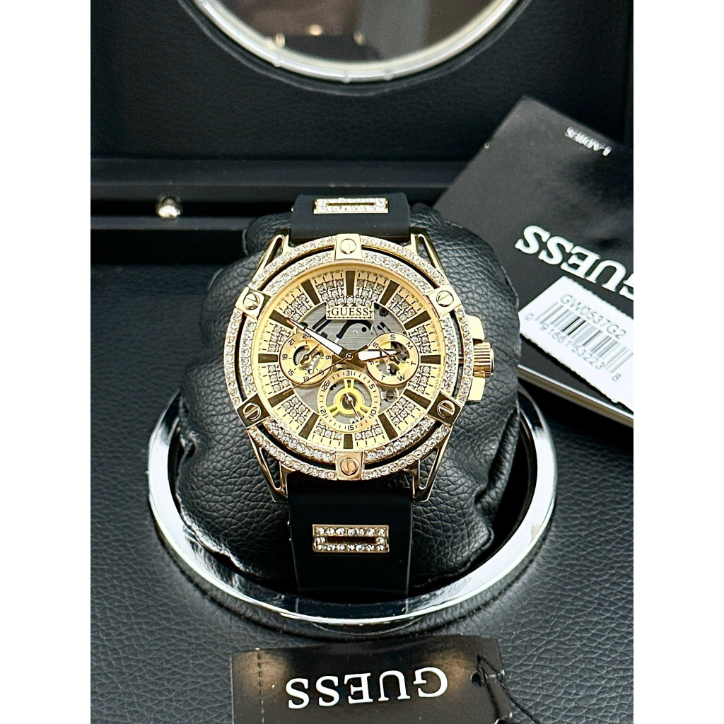 Đồng hồ nam Guess King Men's Gold Watch GW0537G2, Authentic, Full box ...