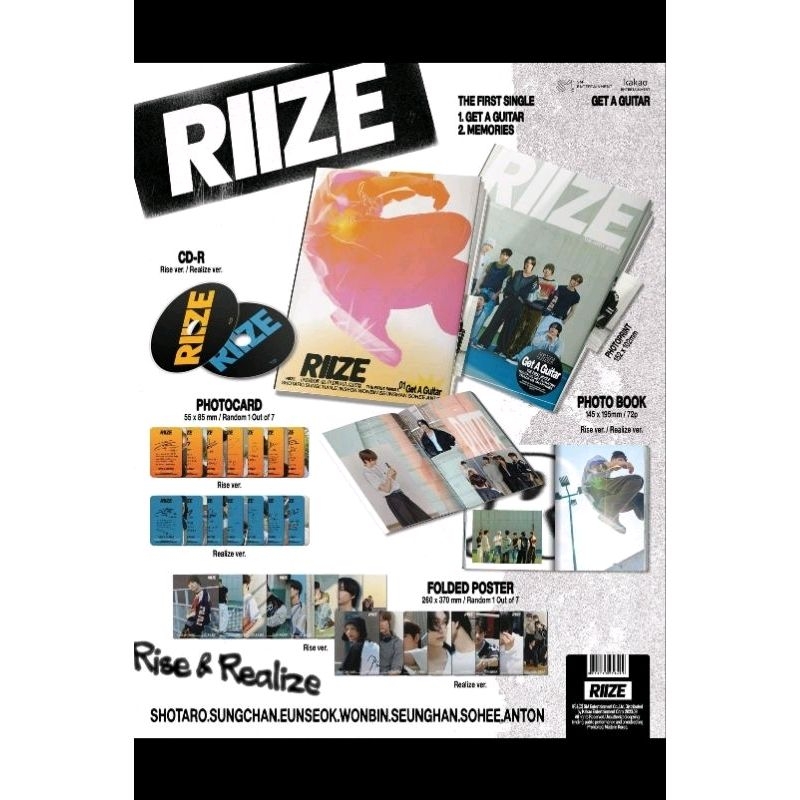 Album Riize không pob | Shopee Việt Nam