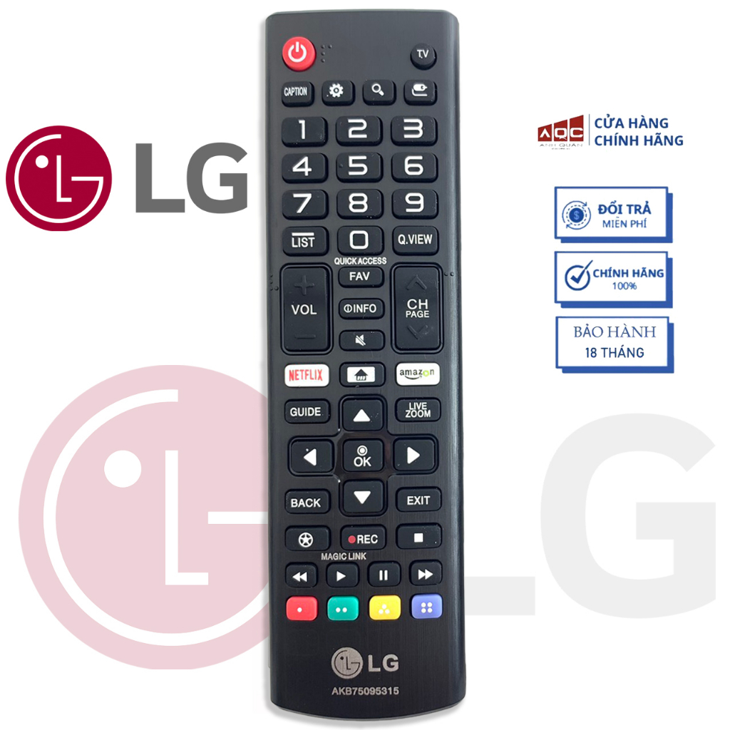 REMOTE ĐIỀU KHIỂN TIVI LG SMART NGẮN MẪU MỚI NHẤT THAY THẾ TẤT CẢ TV LG ...