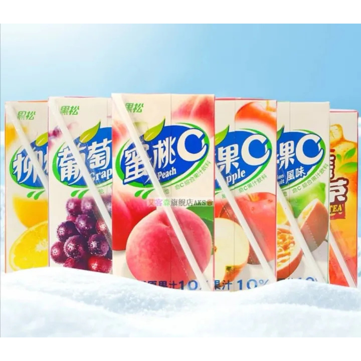 Lốc Nước trái cây Đài Loan Hei Song Vitamin C 300ml (6 hộp) | Shopee Việt Nam