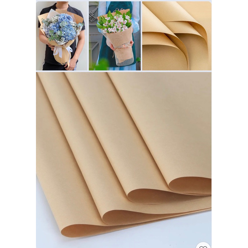 20 TỜ Giấy Báo/Giấy Xi măng 2 mặt gói Hoa, bọc Quà, bọc Vở, chất liệu ...