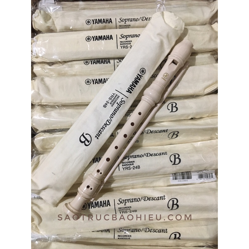Sáo Recorder Soprano YAMAHA YRS- 24B 8 lỗ | Shopee Việt Nam