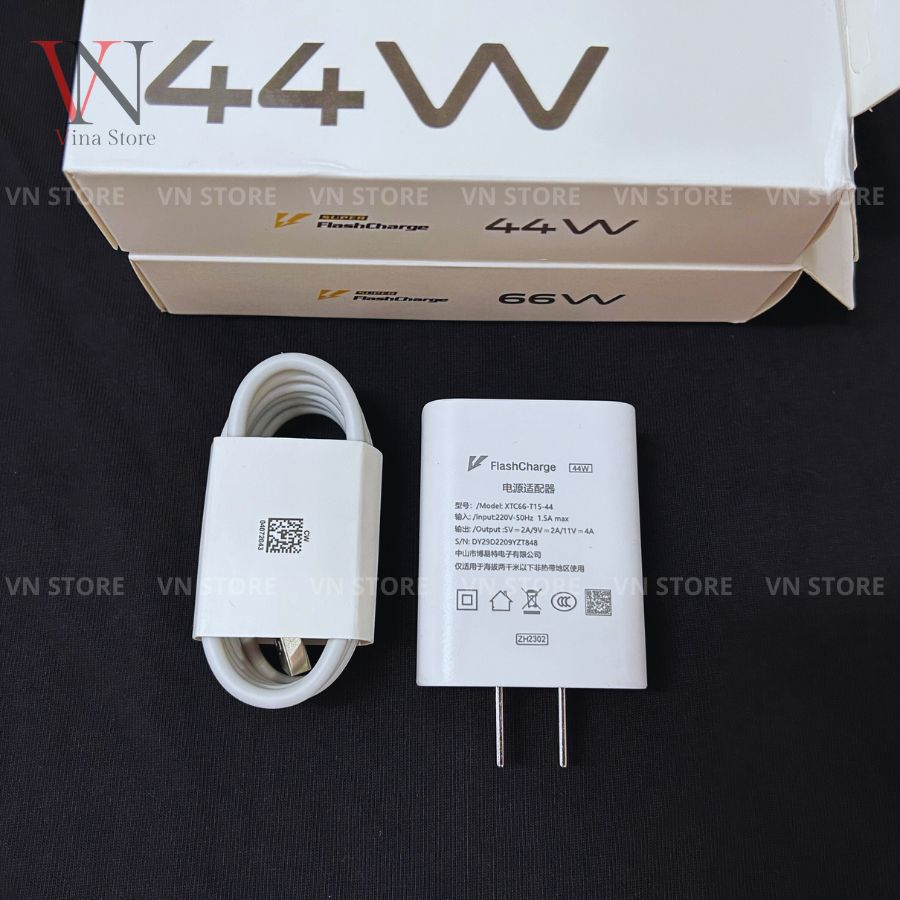 Sạc vivo 44w,sạc nhanh Flash charge không nóng máy dùng các dòng Vivo V25/V25e/Y02s/Y16/Y21/Y22 ...