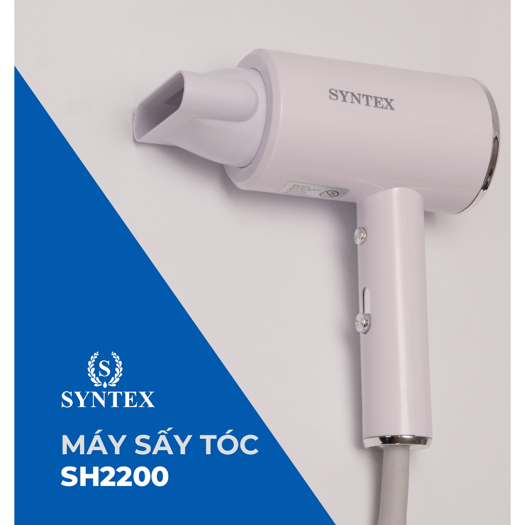 Máy sấy tóc cao cấp Syntex SH2200 / Syntex SH3200, sấy tạo ion âm ...