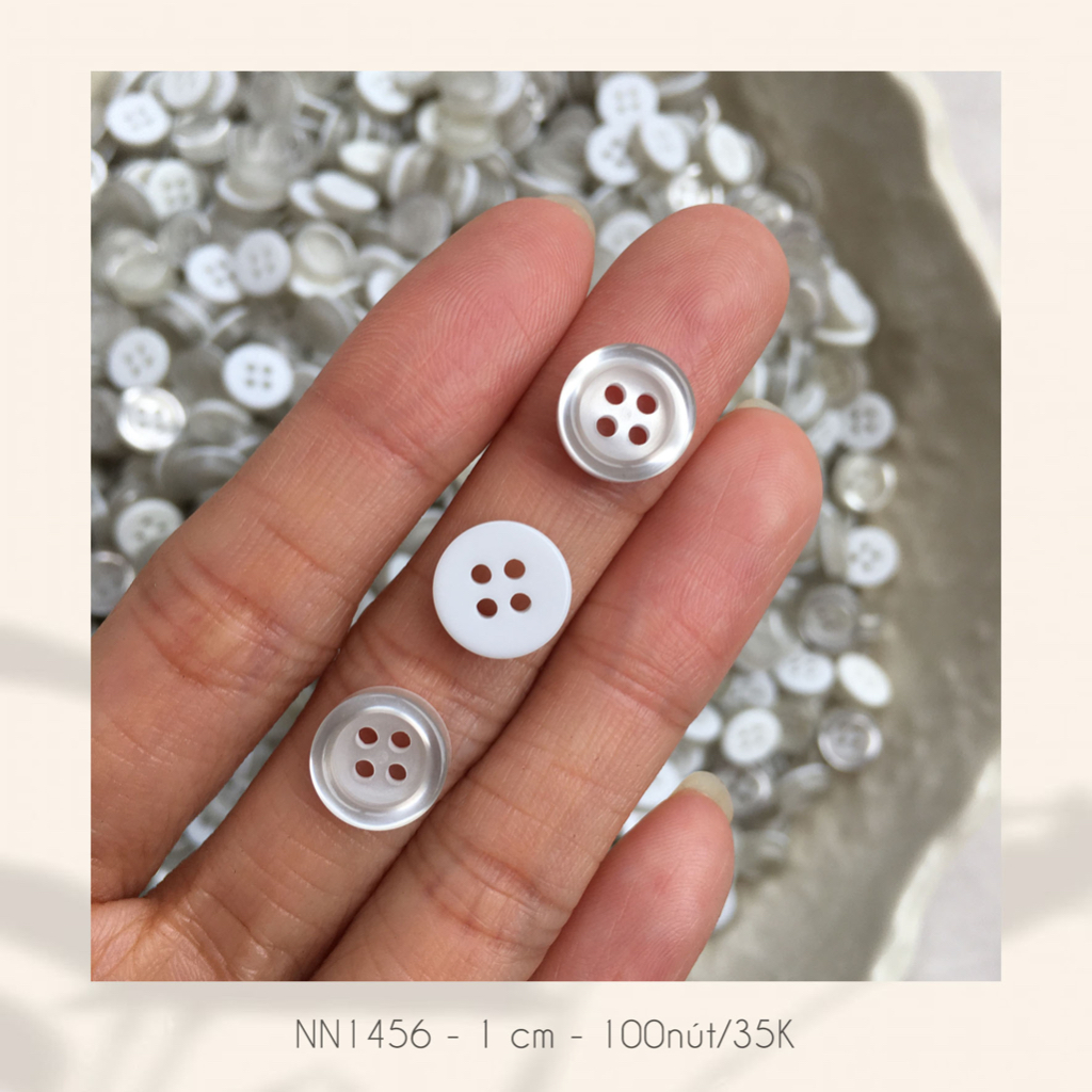 Set 100 nút áo NN1456, size 1cm | Shopee Việt Nam
