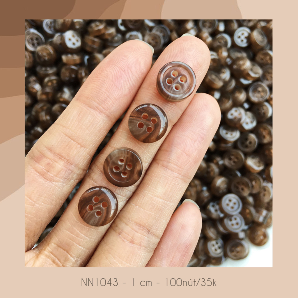 Set 100 nút áo NN1043, size 1cm | Shopee Việt Nam