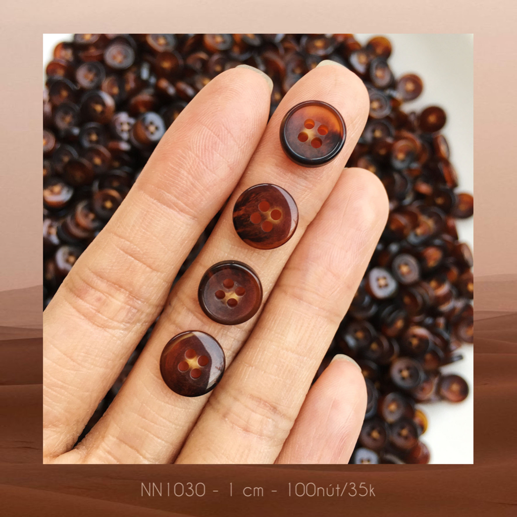 Set 100 nút áo NN1030, size 1cm | Shopee Việt Nam