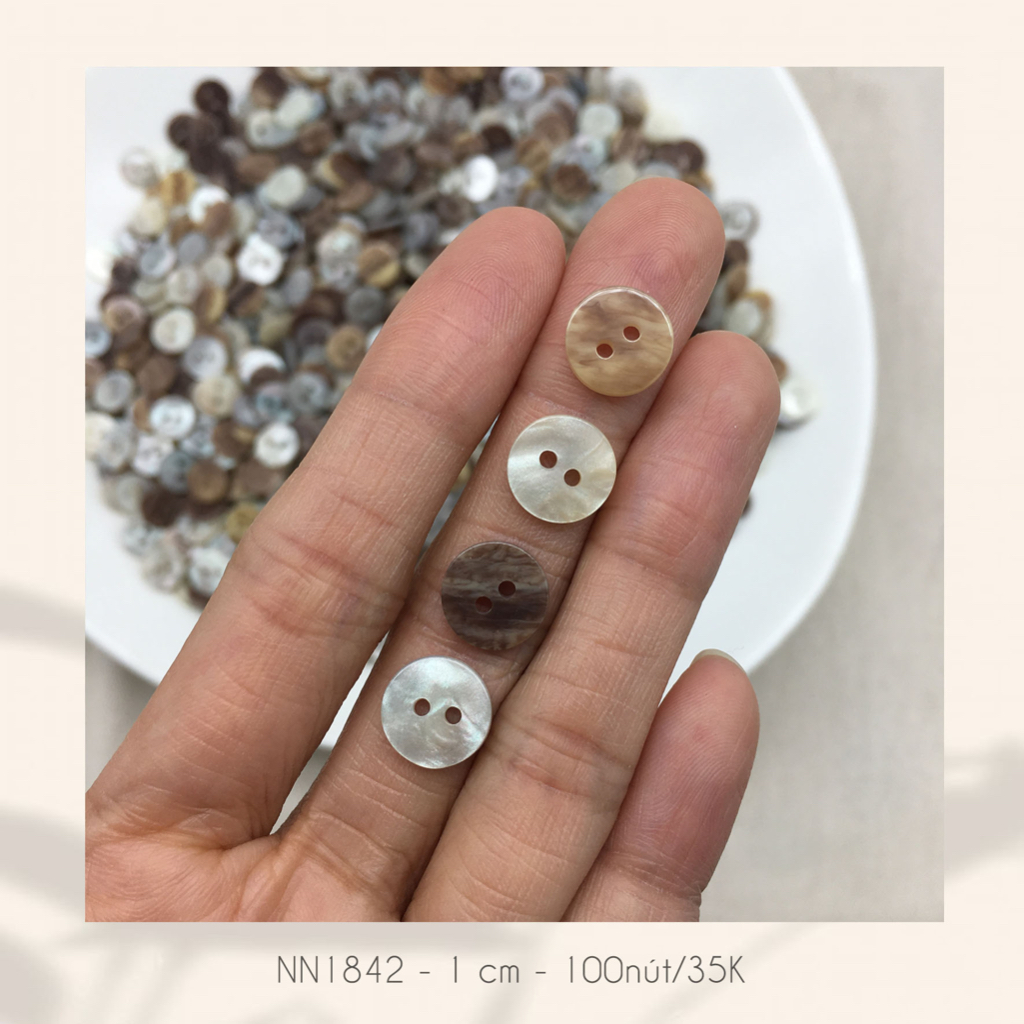 Set 100 nút áo NN1842, size 1cm | Shopee Việt Nam