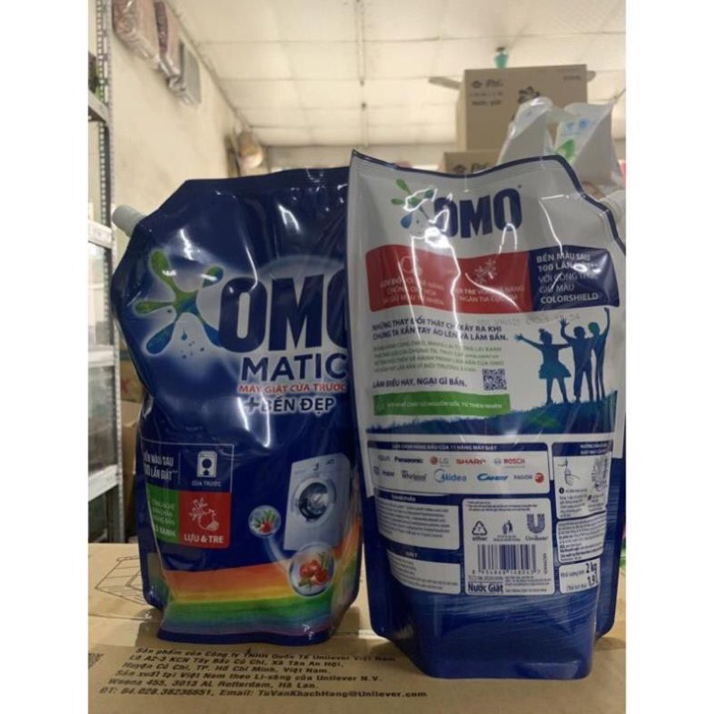 (COMBO 2)Nước giặt ô mô matic chuyên dụng cửa trước 3,6kg/2kg | Shopee ...