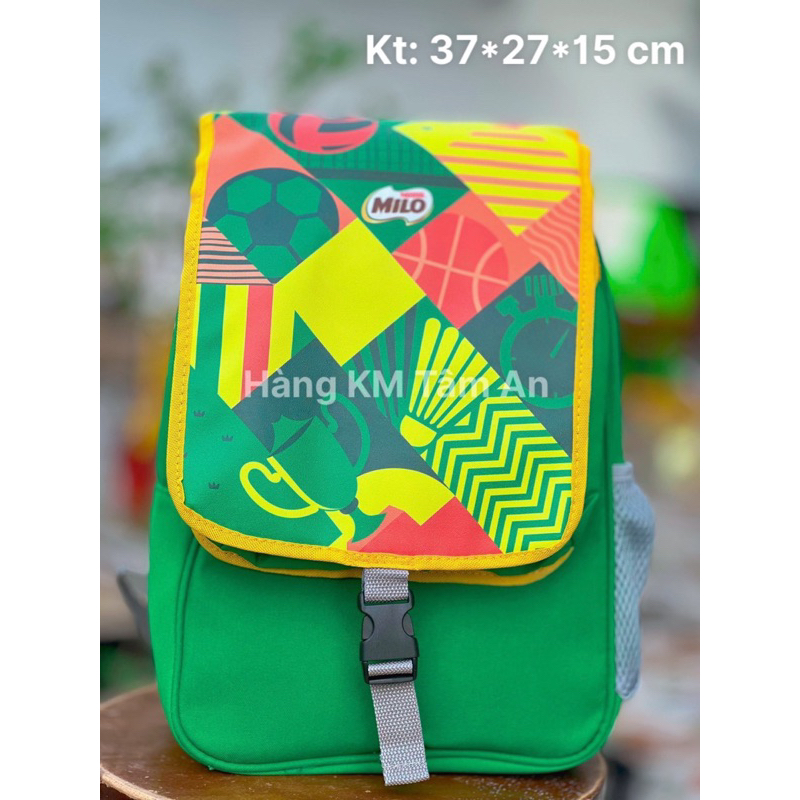 BALO MILO CHỐNG GÙ 2IN1 CHO BÉ TIỂU HỌC - MUA 1 ĐƯỢC 2 (túi nhỏ tháo ...