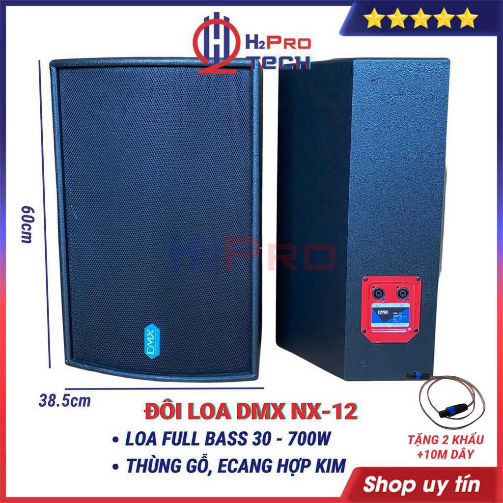 Đôi Loa Full Bass 30 DMX NX-12 700W (Giá 2 Cái -Tặng 2 Khẩu Và 10M Dây ...