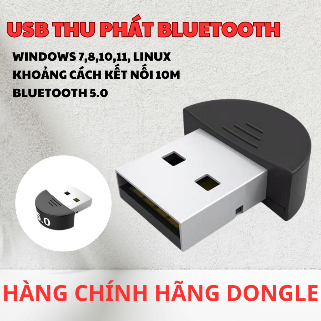 USB Bluetooth 5.0 cho máy tính, laptop | Shopee Việt Nam