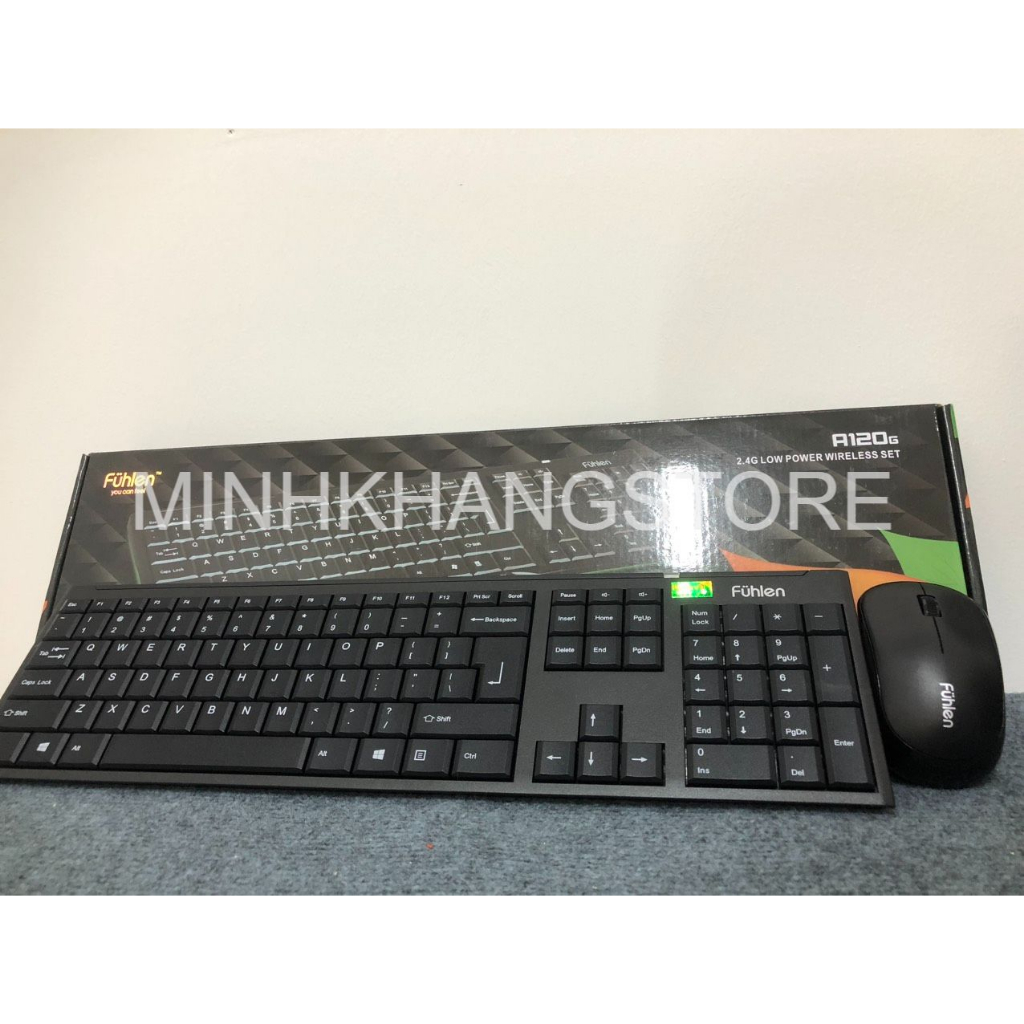 Bộ bàn phím và chuột không dây Fuhlen A120G - Bảo hành 2 năm | Shopee ...