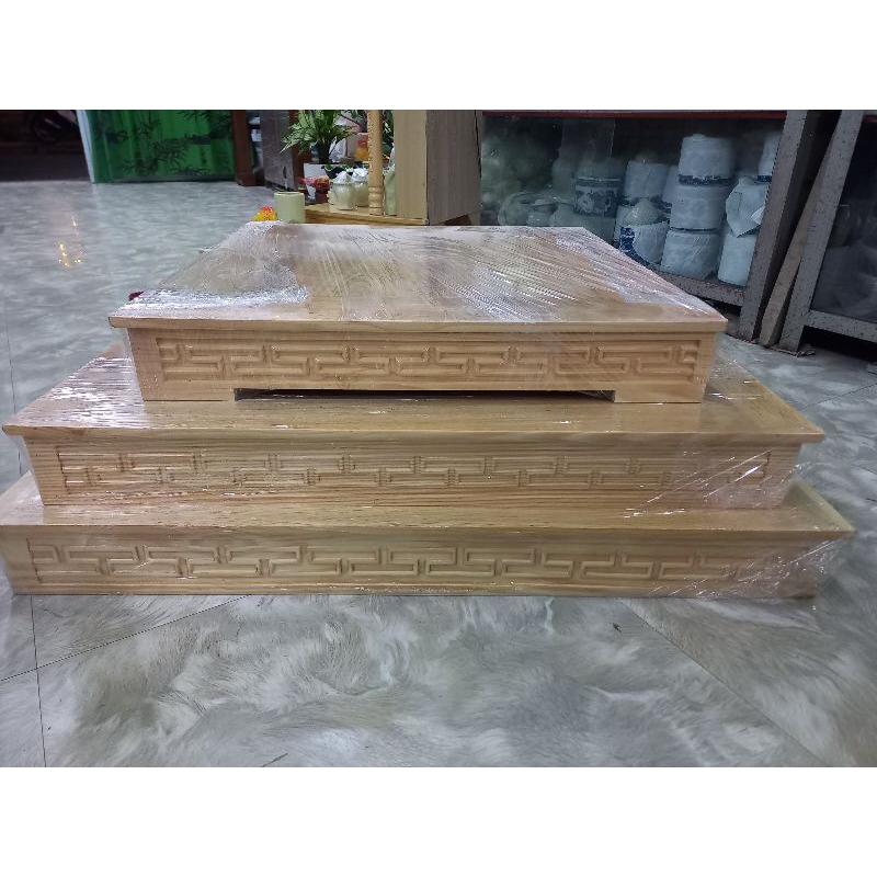 Kệ kê, bàn ô sin, bệ kê, đế kê ban thần tài thổ địa ngang 89 sâu 89 cm ...