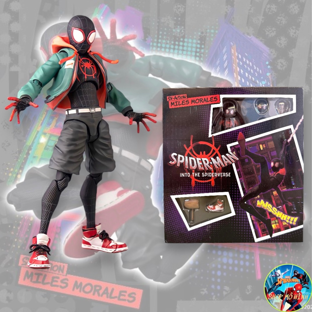 Mô Hình Marvel Spider-Man Miles Morales, Sentinel SV-Action, Into the ...