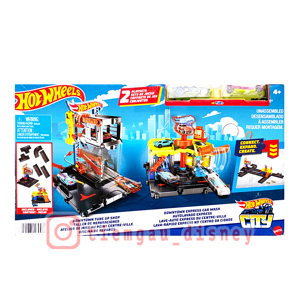 HOT WHEELS Trạm Sửa Xe và Trạm Rửa Xe - Hot Wheels City Downtown Repair ...
