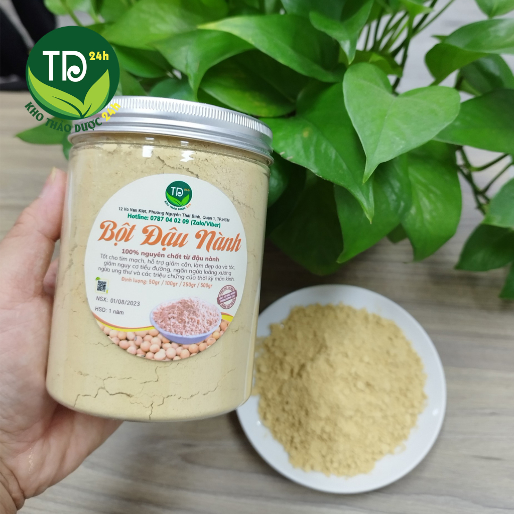 Bột đậu nành nguyên chất 100%, hàng công ty có mã vạch, tốt cho tim ...