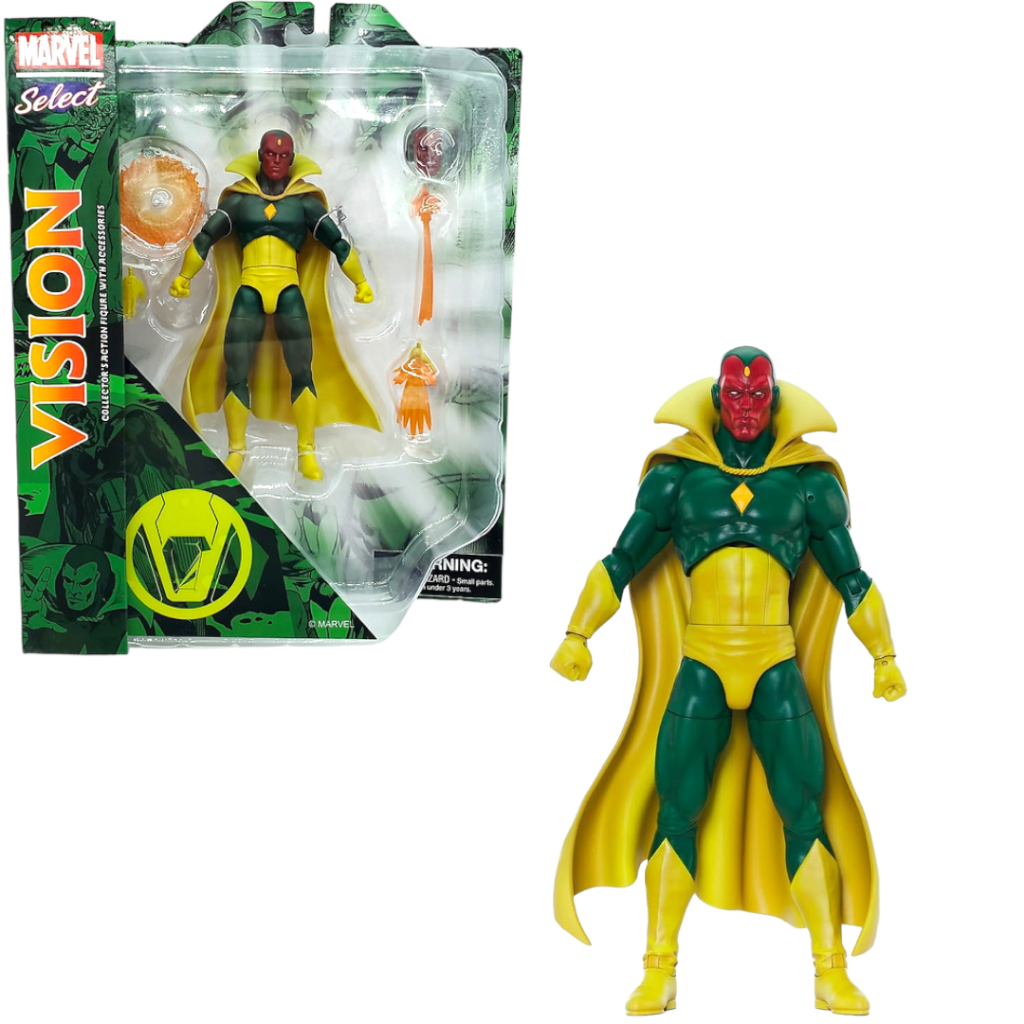 Mô hình nhân vật Diamond Select Toys Marvel Vision - Cao 18cm - Chính hãng - Mới 100% - Fullbox ...