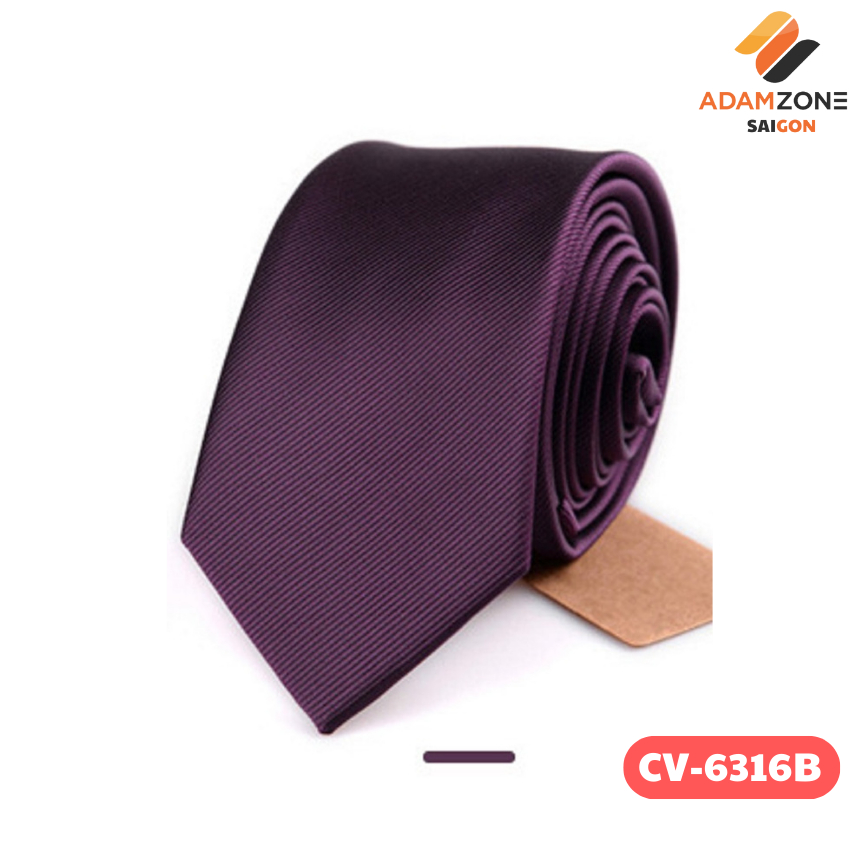 Cavat nam bản nhỏ 6cm màu tím thời trang nhiều mẫu, Cravat phong cách Hàn Quốc, Calavat cao cấp ...