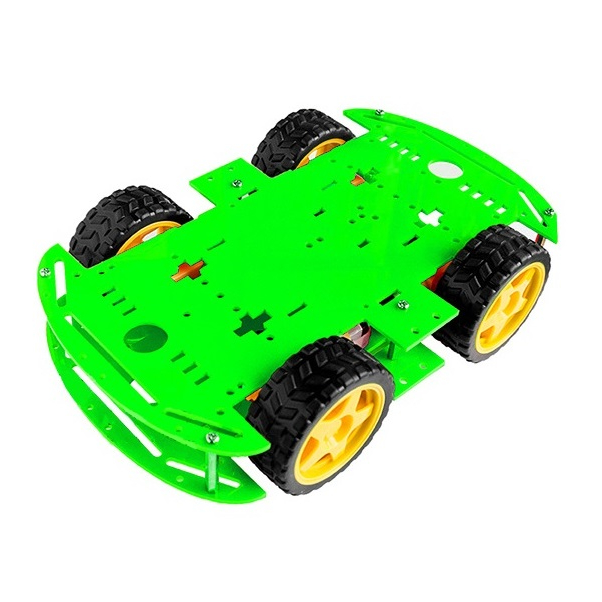 Bộ khung xe robot 2 tầng 4 động cơ bằng mica - Thực hành Arduino ...