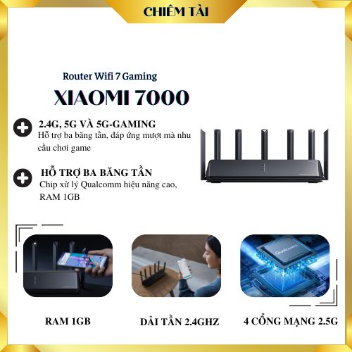 Router Wifi 7 Gaming Xiaomi 7000 - nội địa | Shopee Việt Nam