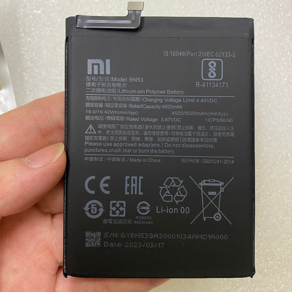 Pin Xiaomi Redmi Note 10 Pro 4G (BN53) dung lượng cao bh 6th | Shopee ...