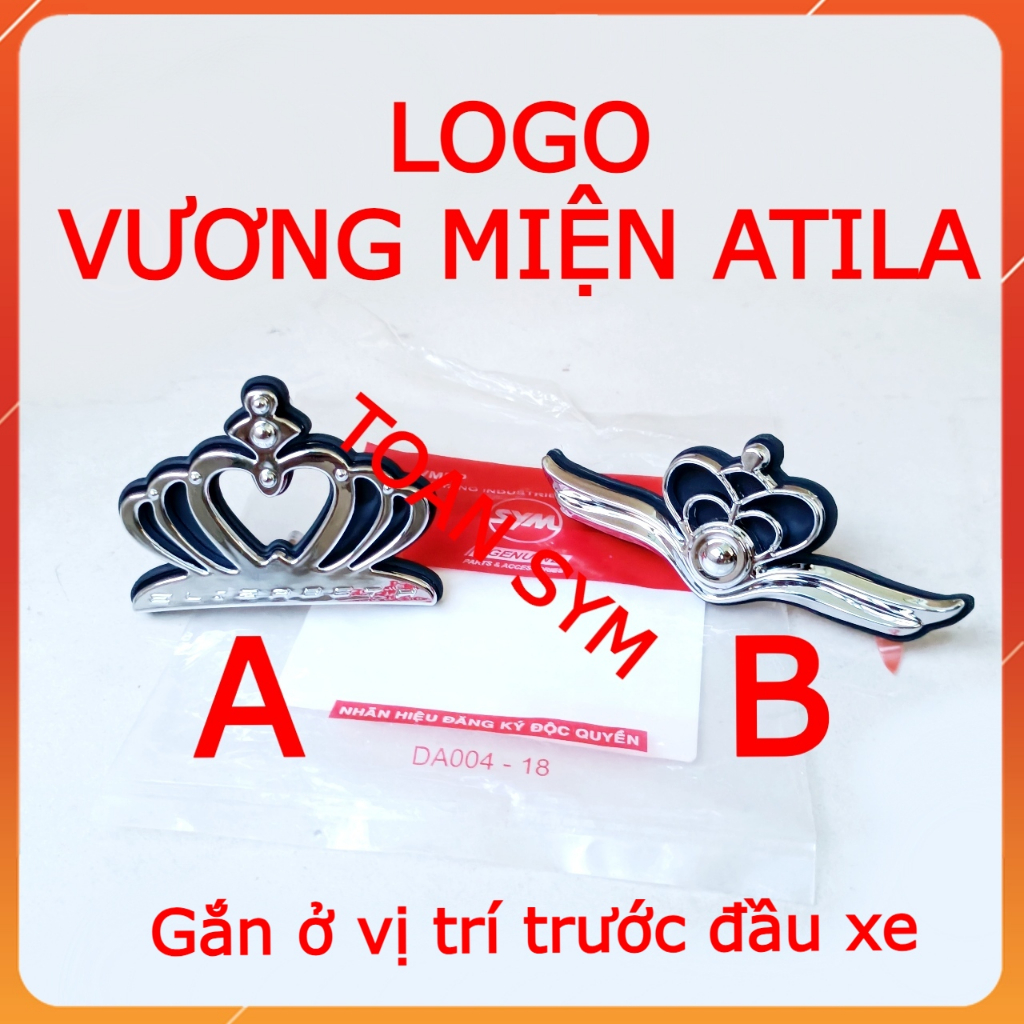 Logo Atila - Biểu tượng vương miện Atila Chính Hãng SYM | Shopee Việt Nam