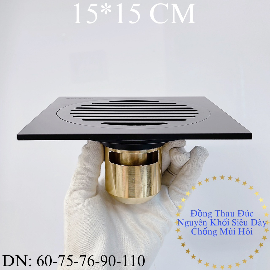 ( 12*12 - 10*10 - 15*15 CM - Đồng Thau Đúc Mờ ) Phễu Thoát Sàn , Ga Thoát Nước Nhà Tắm Chống Mùi ...