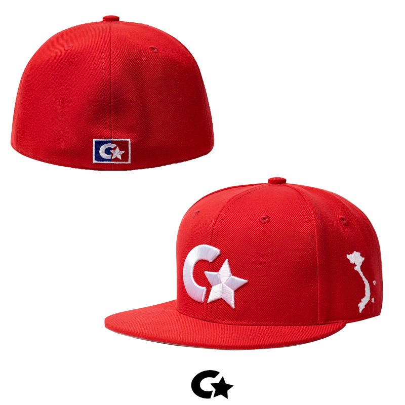 Nón Bít Đuôi CASHSTAR - CStar Fitted Hats - Red | Shopee Việt Nam
