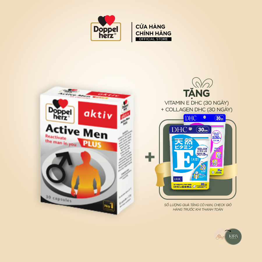 [DOPPELHERZ] [TPCN Nhập Khẩu] Viên uống tăng cường sinh lực nam ...