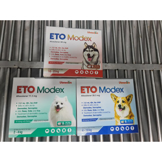 Viên nhai Etomodex trị ve rận bọ chét cho chó (giá 1 viên lẻ) | Shopee ...