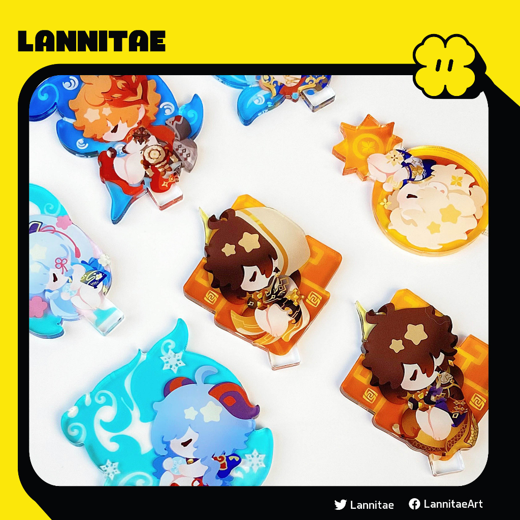 [Có sẵn] Gacha lẻ Standee Stella Babe - Mô hình nhân vật game Genshin ...
