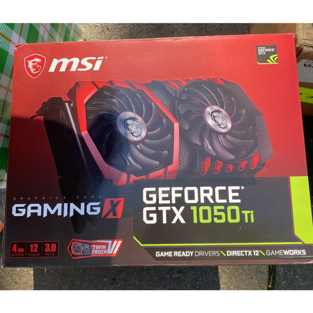 Card màn hình GTX 1050ti gaming X | Shopee Việt Nam